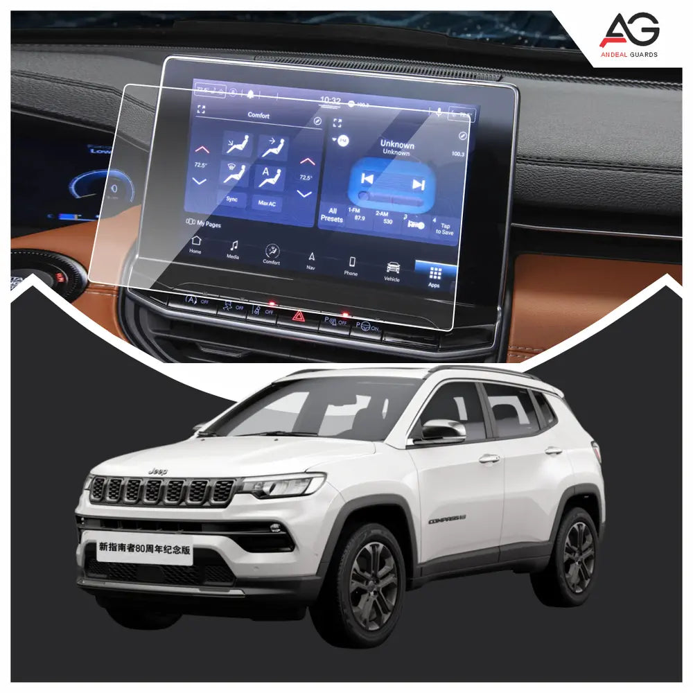 Jeep Compass Facelift 10.1 Inch [2021-Running] Screen Protector ...